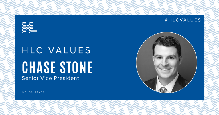 HLC Values Chase Stone, Senior Vice President - Holt Lunsford Commercial